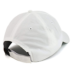 Armycrew Lightweight UV 50+ UPF Sunshield Long Bill Mesh Lined Cap - White