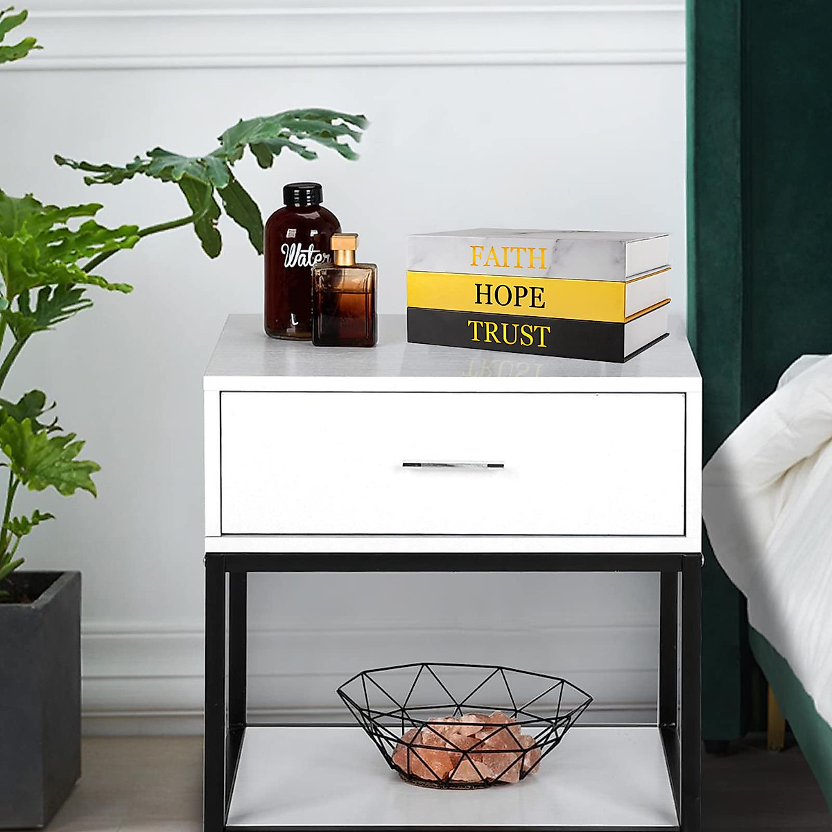 YD SZ YADOO Hardcover Books for Decor Set of 3 Stacked Books for Living Room Coffee Table Decorative Faux Books Decor Storage Book Boxes with Stickers (Z108)