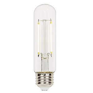 Westinghouse 4518500 3.5 Watt (60 Watt Equivalent) Dimmable Clear Filament LED Light Bulb, 2700K, Medium Base