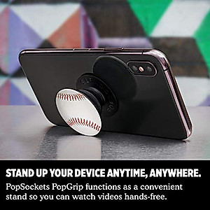​​​​PopSockets Phone Grip with Expanding Kickstand, PopSockets for Phone - Baseball