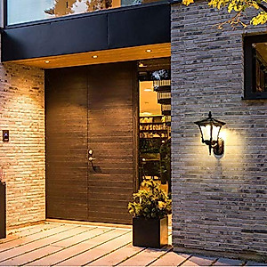 JYHZ Wall Lamp Home Garden Lamp Outdoor Door Lamp Outdoor Wall Lamp Patio Lamp Solar Light Waterproof Wall Lamp