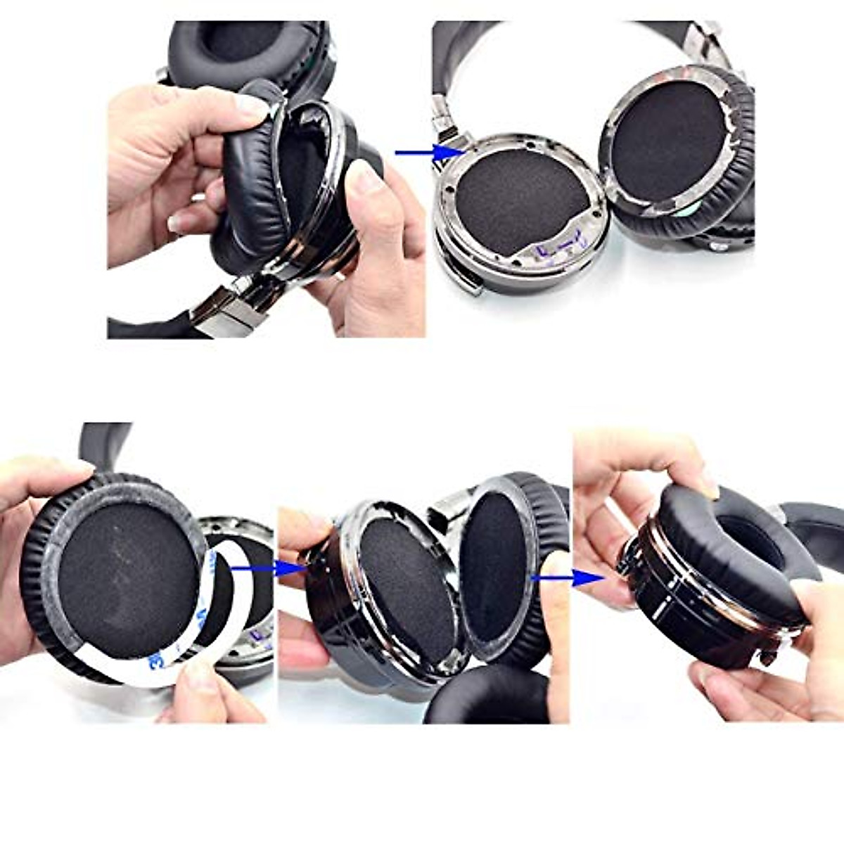 VEKEFF Replacement Cushion Ear Pads (E7)