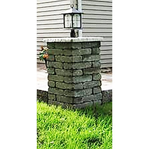 Home Decorators Collection Brimfield 3-Light Outdoor Aged Iron Post Light