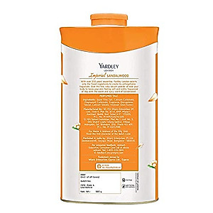 Yardley London Perfumed Talc Sandalwood 100g