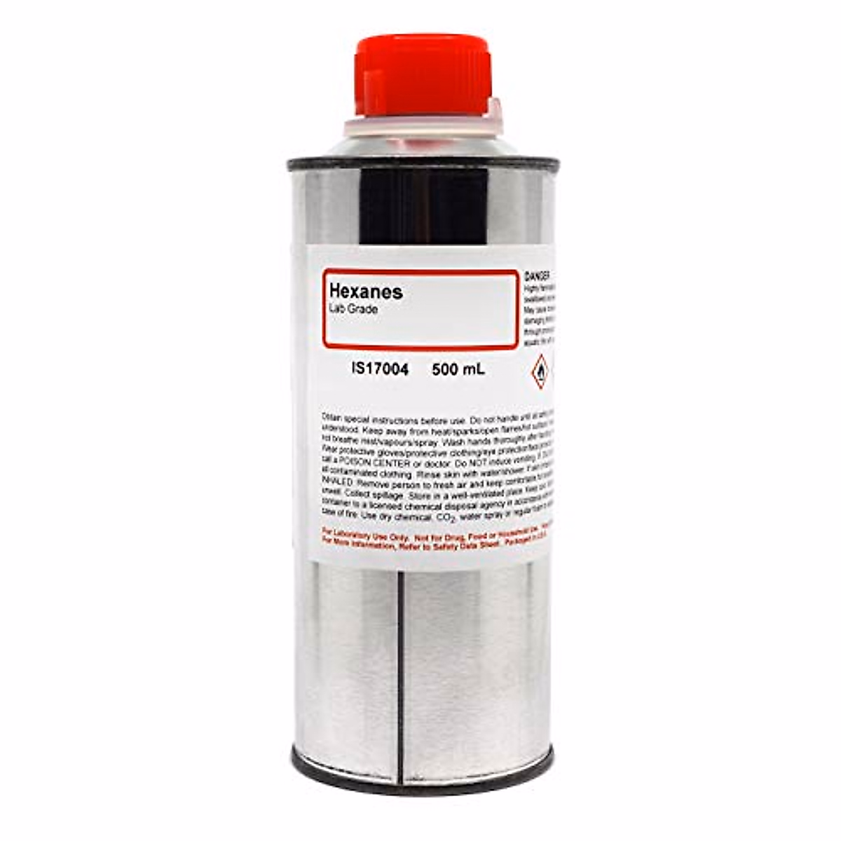 Laboratory-Grade Hexanes, 500mL - The Curated Chemical Collection