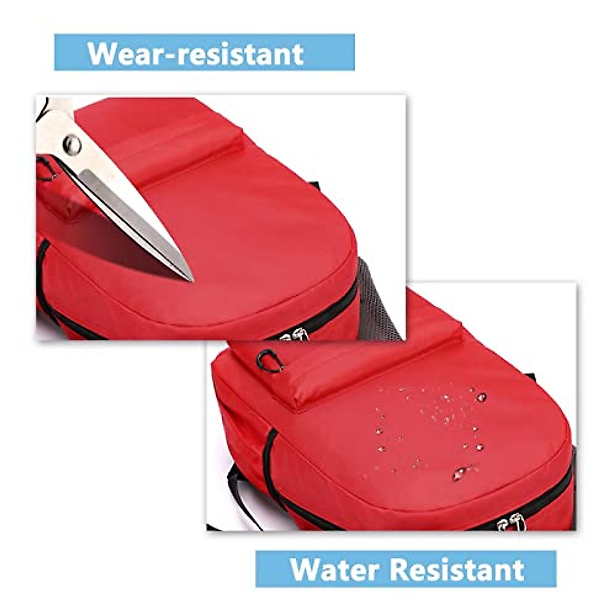 Nuvuiolf Anime Backpack Leisure Laptop Backpack Lightweight Travel Storage Daypack For Men And Women Red 2