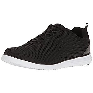 Propét Women's TravelFit Prestige Walking Shoe, Black, 10 2A US