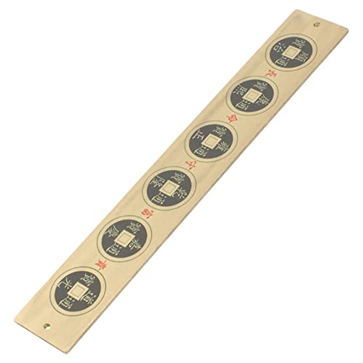 Levemolo 3pcs Tool Traditional Ruler Emperor Antique Coin Craft Multi-Function Handy Multi-use Auspicious Delicate Home Decorative for Office Portable Measuring Straight Bookmark Style