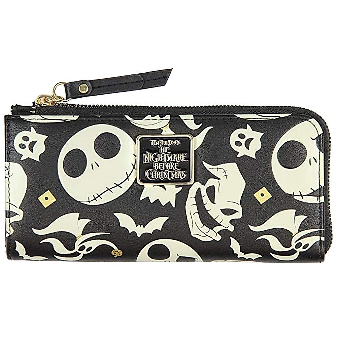 Classic Christmas Movie Oogie Boogie Zip Around Clutch Wallet