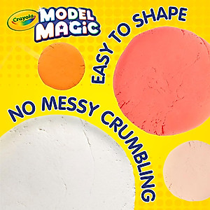 Crayola Model Magic Naturals, 4 Packs (8oz ea), Bulk Modeling Clay Alternative, Craft Supplies for Classrooms, 2 lb. Bucket