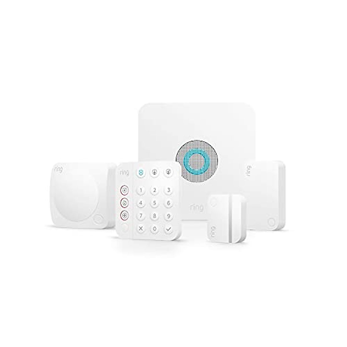 Ring Alarm 5-piece kit (2nd Gen) – home security system with optional 24/7 professional monitoring – Works with Alexa