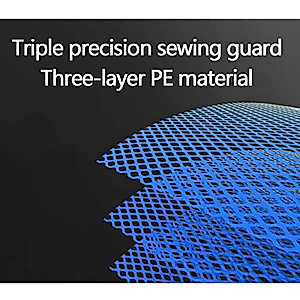 Hwayslon Hanging Drying Net Foldable Drying Rack Net Dryer 19.7"x19.7"x37.4" 6 Layer Folding Fish Mesh with Zippers for Fish Vegetables Fruit Herb