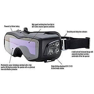 Steel Vision 32000 Auto Darkening Welding Helmet Mask Kit - Welding Goggles, Mask, Hood & Bump Cap