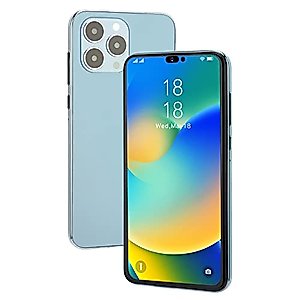 3G Unlocked Cellphone, 6.1 Inch HD Screen, Dual SIM Slots 3G Cellphone,2GB RAM 32GB ROM, Face ID Unlocked Mobile Phone for Android 10 4000mAh(Blue)