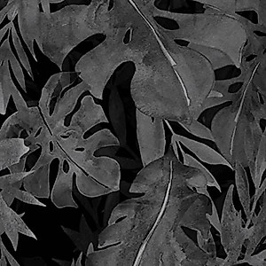 Speedo Womens Swim Skort (Speedo Black Leaf, X-Large)