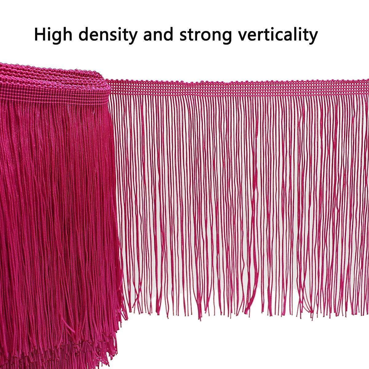 Dortrue 10 Yards of 6" Fringe Trim Tassel Sewing Trim for Clothes Accessories Latin Wedding Dress DIY Lamp Shade Decoration