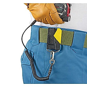 TAJIMA Tape Measure - 25 ft x 1-1/16 inch GS-Lock Measuring Tape with Shock Resistant Case & Safety Clip Holder - GSSF-25BW