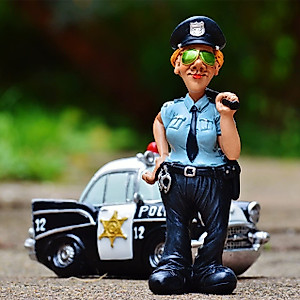 HUALIXUAN Metal Play Handcuffs, Hand Cuffs Police, Toy Handcuffs for Kids (Black)