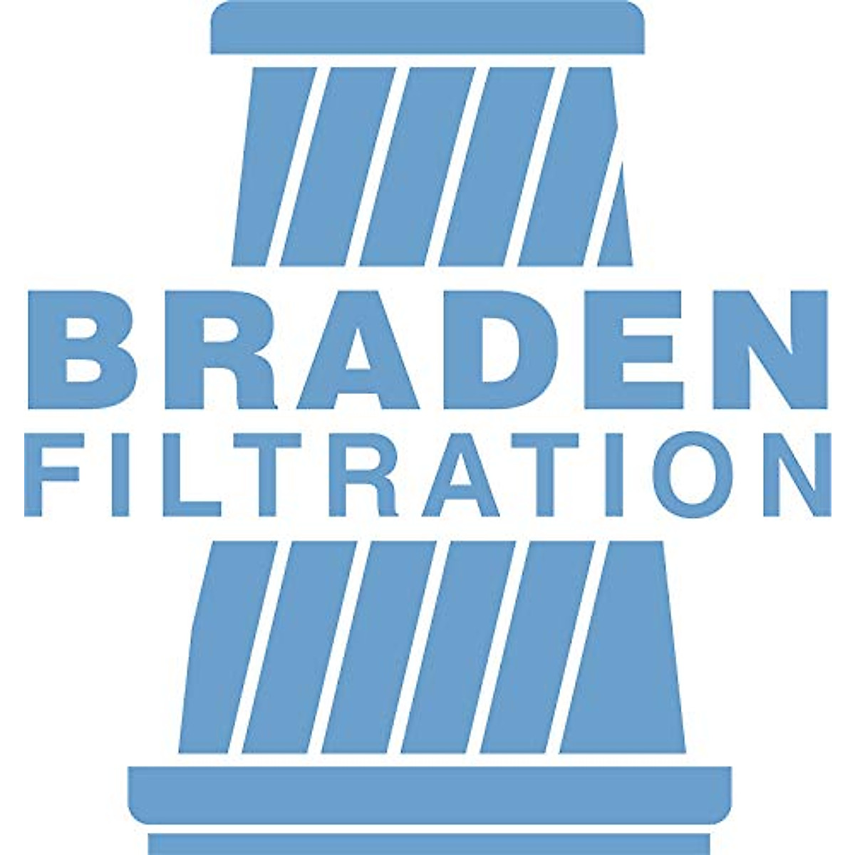 Braden Filtration Dust Collector Filter - Height: 26" OD: 13.84" ID: 9.479" / Nanofiber FR Open-Open Pans - MADE IN USA