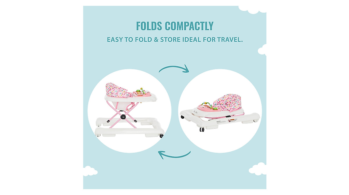 Dream On Me 2-in-1 Ava Baby Walker - Convertible & Height Adjustable