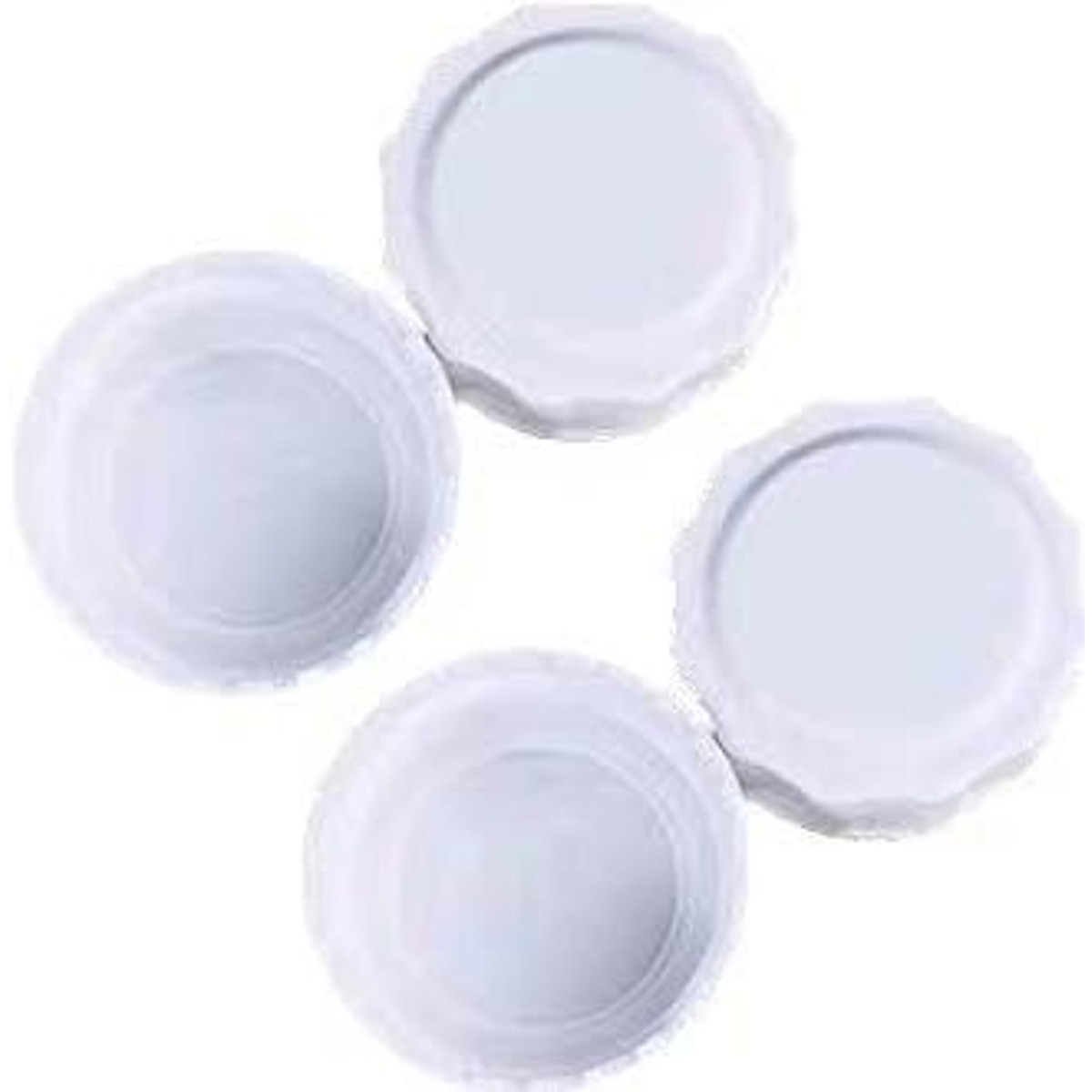 YeeBeny Baby Bottle Lid, Screw Lids Aka Travel Caps with Rewritable Sealing Disc Compatible with Avent Wide Mouth Bottles,Cap Replace Natural Bottle Sealing Ring and Sealing Disc, 4pcs Baby Bottle Cap