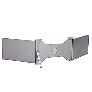 Cryfokt Dual Monitor Extender, 1920x1080 Folding Dual Extender Screen 15 Inch Type C Lightweight Portable for PC for Laptops for Mobile Phone (Space Gray)