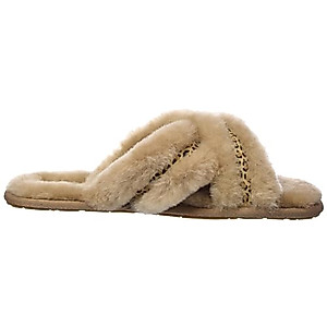 UGG Women's Scuffita Speckles Slipper, Chestnut, 7