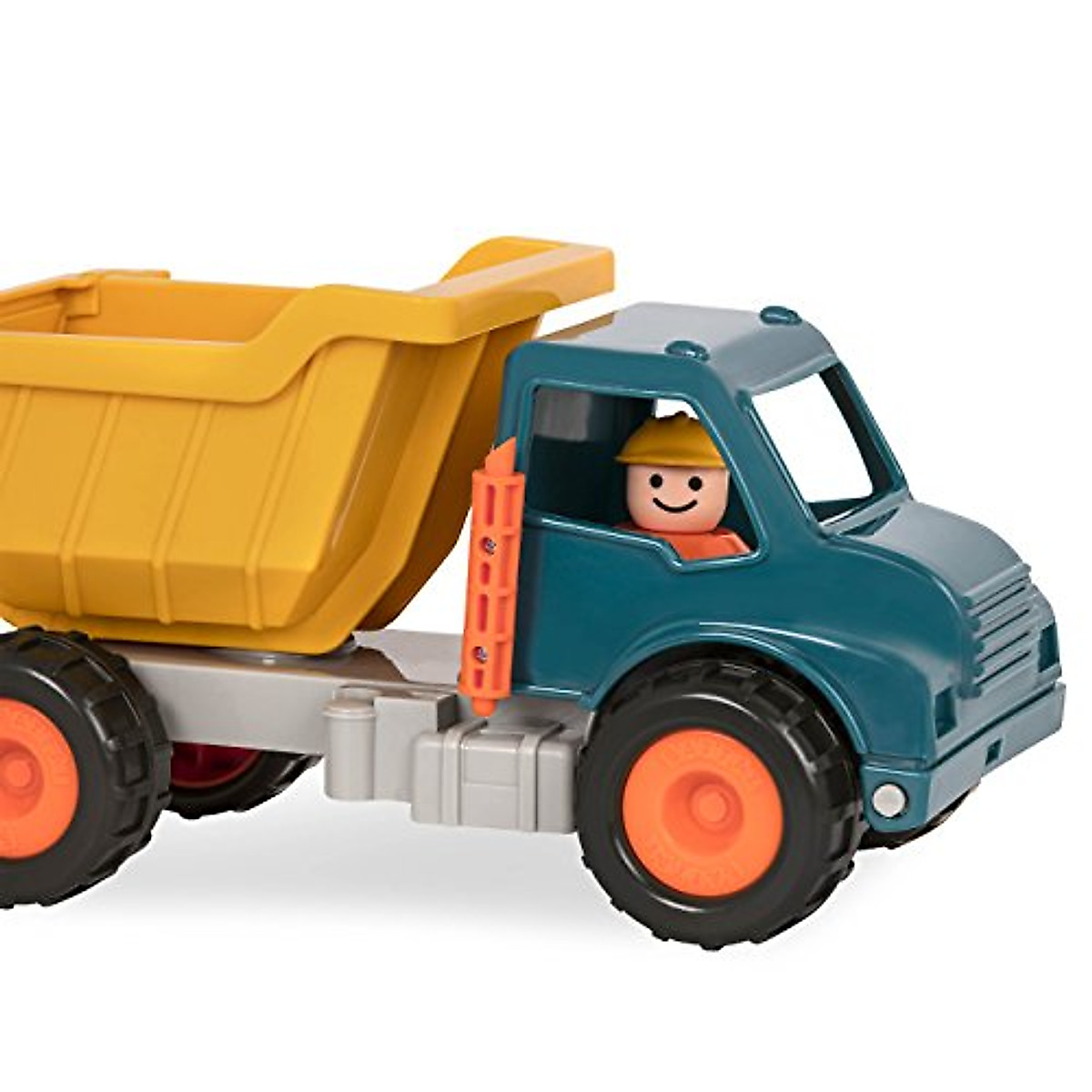 Battat – Yellow Dump Truck – Classic Toddler Trucks – Kids Construction Toys – Soft Rubber Wheels – 18 Months + – Dump Truck