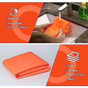 Griddle Cover Mat Full-Edge for Blackstone 28 Inch Grill, Full-Edge Food Grade Blackstone Accessories, Silicone BBQ Grill Buddy Mat for Blackstone Outdoor, Protect from Rust, Insects,Leaves