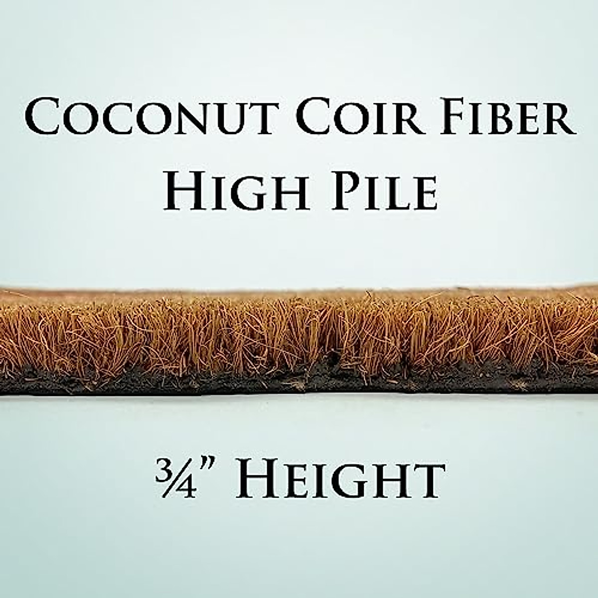 Avera Products | Classic Pineapple Welcome Mat, Natural Coir Fiber Doormat, Anti-Slip Mat Backing