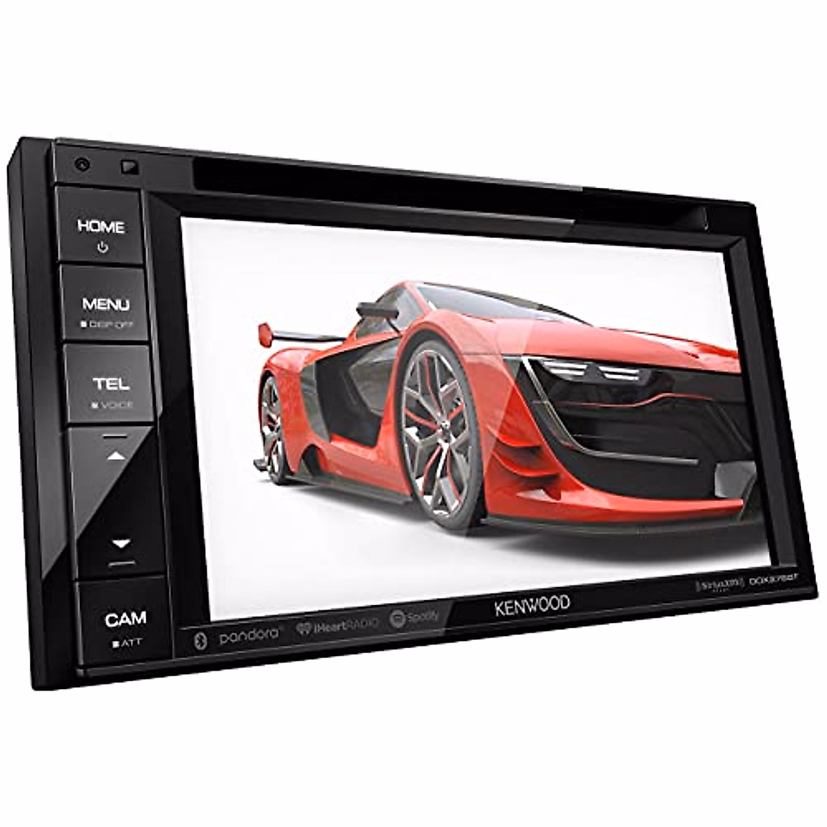 Kenwood DDX276BT 6.2 DVD Receiver with Bluetooth | Double DIN Bluetooth Car Stereo with 6.2 Clear Resistive Touch Panel