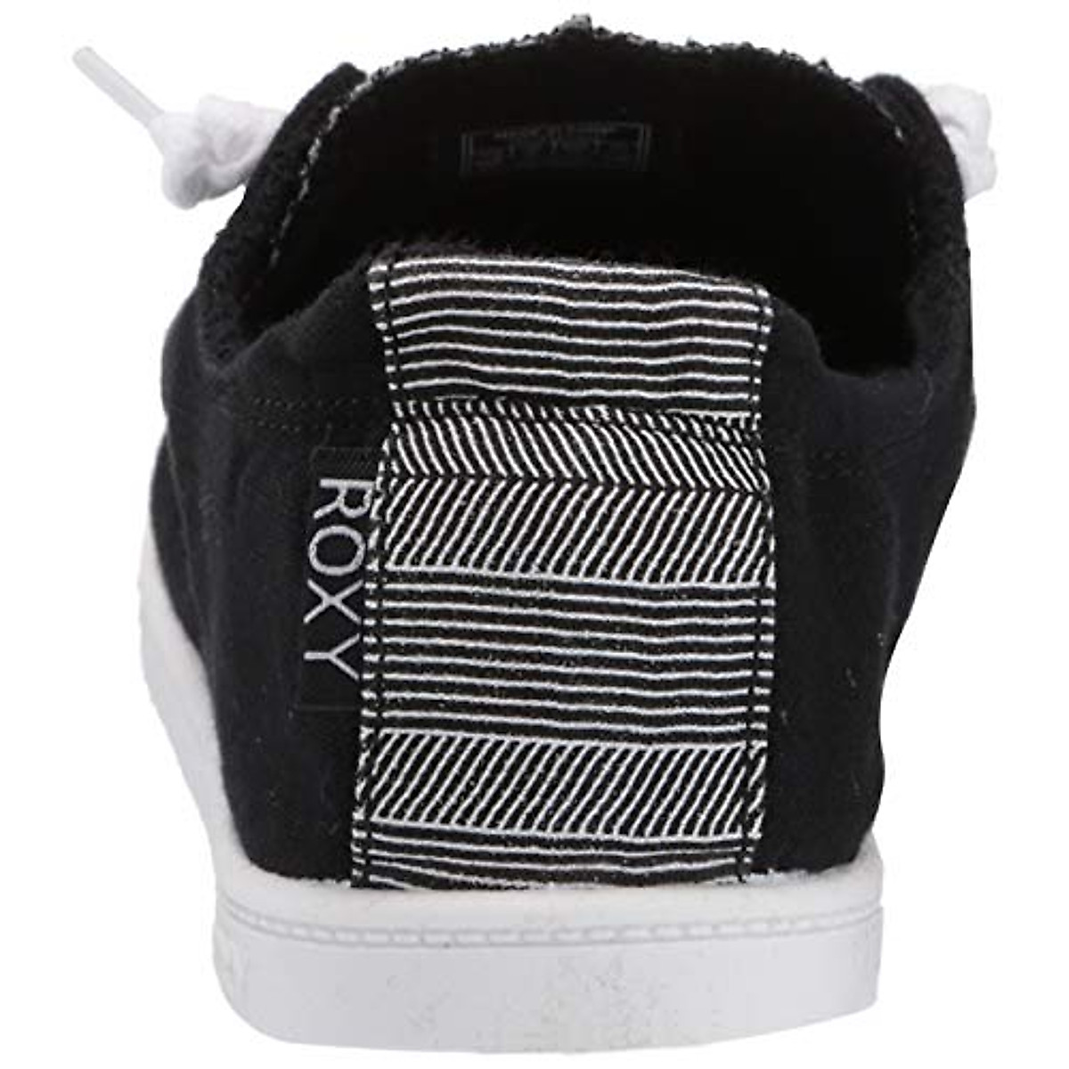 Roxy Women's Bayshore Slip ON Shoe Sneaker, Black/Anthracite 20, 11