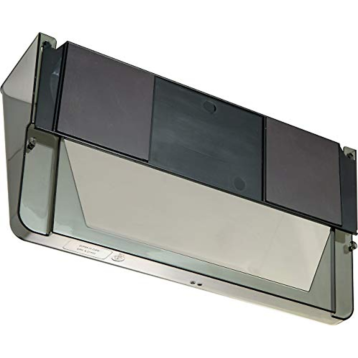 Officemate Magnetic Wall File Letter Size, Smoke (21451)