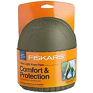 Fiskars 885841075321 Ultra Light Knee Pads, Green, 94186997J, 1PacK, Multicolor