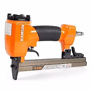 7116K 22 Gauge Pneumatic Upholstery Stapler, 71 Series 3/8-Inch (9.0mm) Crown Staple Gun, Fits 1/4-Inch to 5/8-Inch Length Staples for Upholstering and Woodworking