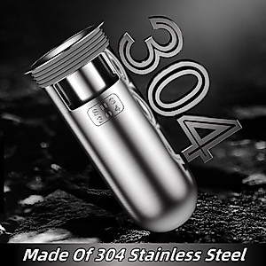 COLDDD Shower Floor Drain Backflow Preventer, One Way Drain Valve Sewer, 304 Stainless Steel Material, Anti- Odor Plugs for Bathroom (1, Depth 3.3'')