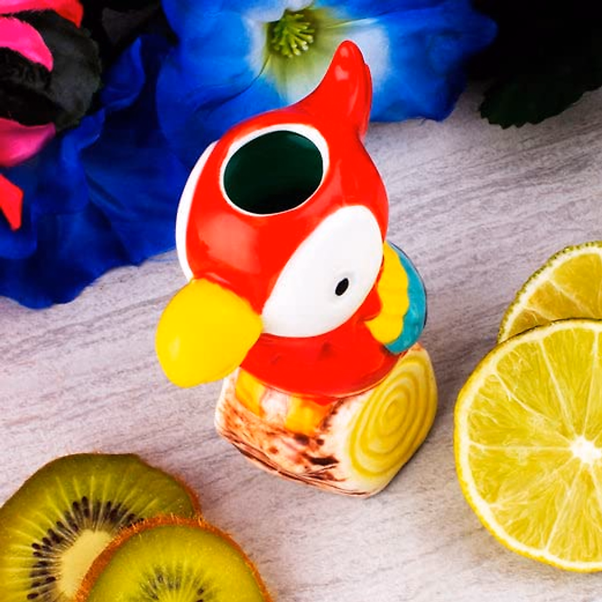 BARCONIC® TIKI PARROT SHOT GLASS - 2.75 OUNCE