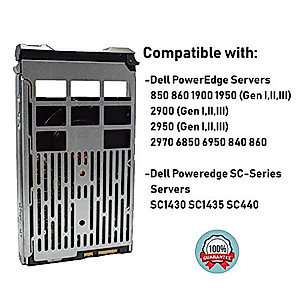Dell W347K 600GB 15K 16MB 6.0GBps 3.5" Enterprise Class SAS Hard Drive in Poweredge R Series Tray