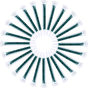 PAGOW 25Pcs 3.3 Inch Epoxy Mixing Nozzle Adhesive Cartridges Gun Applicator Static Mixer Tip for 50ml/1.7oz (1:1/1:2ratio) 16 Element