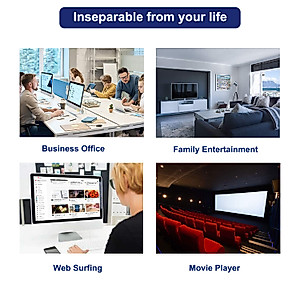 KODLIX Mini PC, Celeron N3350 Dual-Core Processor, 4GB LPDDR4 64GB eMMC, Fanless Mini Desktop Computer Support 4K HD/HDMI+VGA Port/Dual WiFi/Gigabit Ethernet/BT 4.2