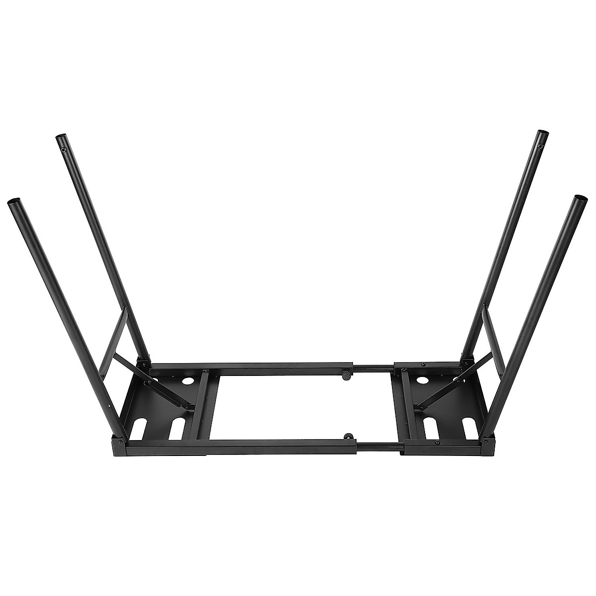 Neewer Collapsible Piano Keyboard Stand for 61-key / 76-key / 88-key Keyboard with Adjustable Height from 25.6"to 43.3"/65cm to 110cm and Length from 29"to 51.2"/73cm to 113cm, Black