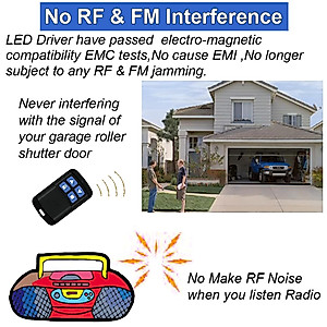 CAIKAG T8 LED Bulbs 4 Foot, T12 LED Replacement 4FT 72W Fluorescent Tube Lights,7200lm 6500K Cool White,2 Bi-Pin G13 Base Type B Tube Lights, Ballast Bypass, Double Ended Power, NO RF FM Driver