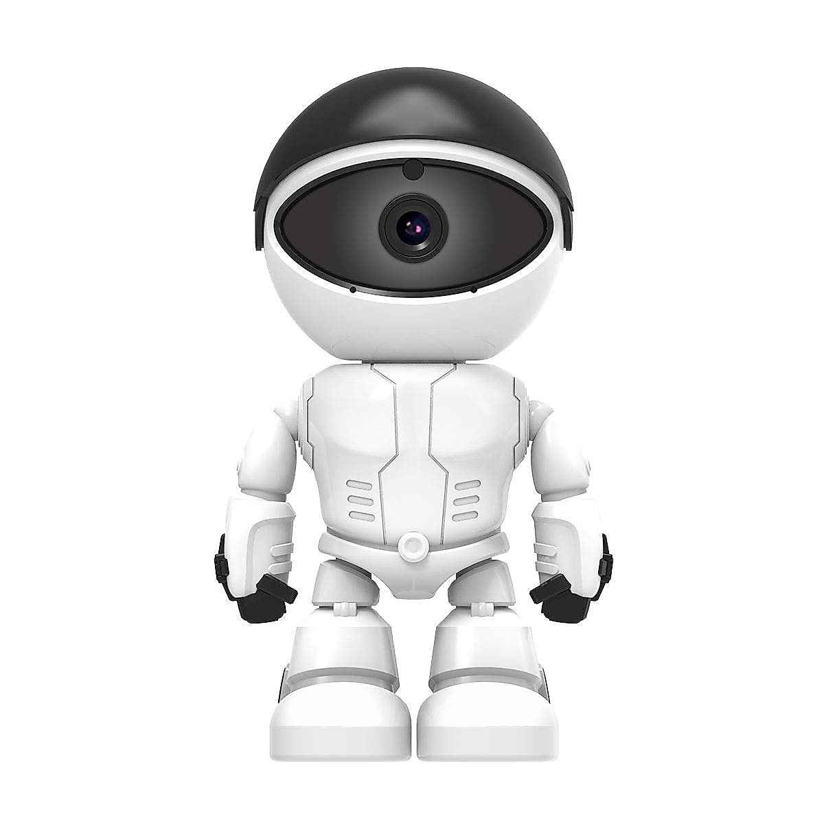 2MP 1080P HD 2.8MM Lens Security Robot Camera WiFi Wireless IR 10M Motion Detection Auto Tracking Built-in Microphone AI Humanoid Detection PTZ IP Camera Day/Night Vision