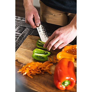 KAN Core 6-inch Santoku (Ebony Handle)