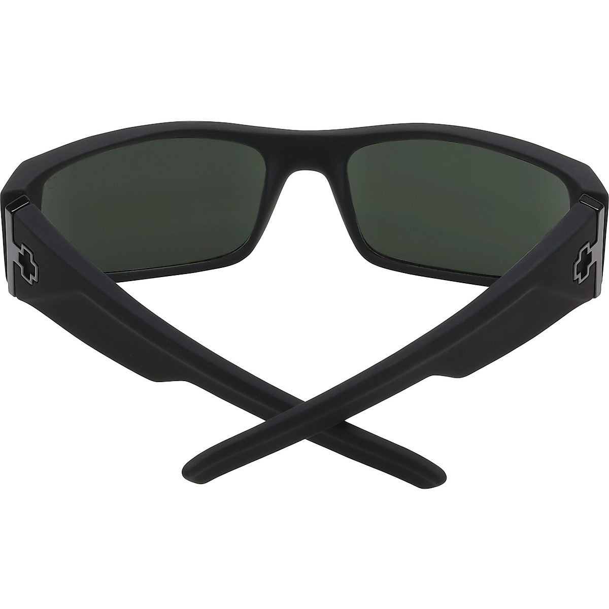 Spy Optic Hielo 670375973864 Polarized Sunglasses, 56 mm (Soft Matte Black/Happy Gray/Green Polar)