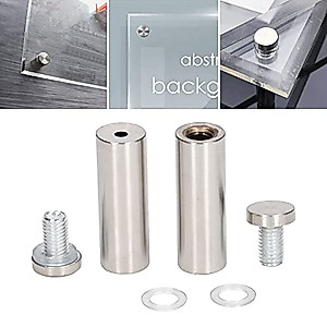 Glass mounting, Stainless Steel Advertising Screw Set for Home