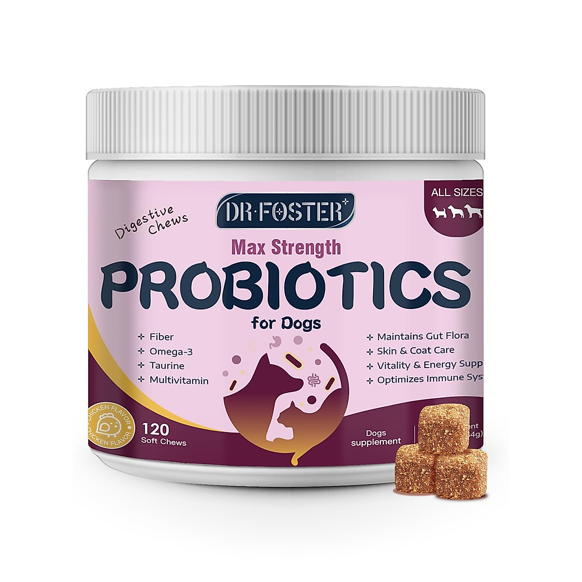 Dog Vitamins & Probiotics Supplements for Dogs