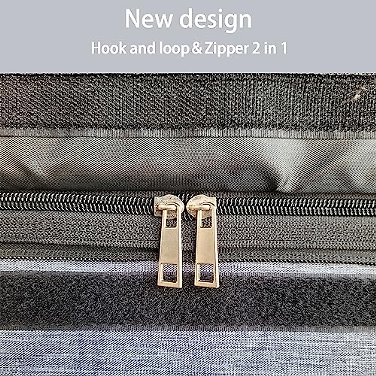 YINFEI Insulated Food Delivery Bag,Upgrade Hook and Loop＆Zipper Design,Pizza Delivery Bag,Insulated Grocery Bag for Commercial Food Transport,17"x13"x12"(Grey)