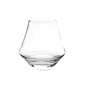 Tequila Glasses Sipping Snifter Easy Convenient Eyeballing Shot Measure Pour Set of 2 Pear Tulip Shape for Whiskey Scotch as well,1.5 Ounces
