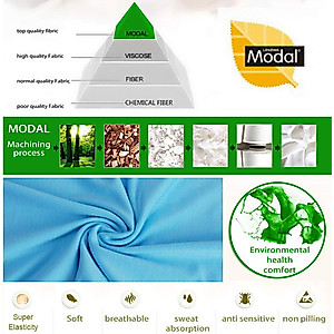 Vpang 5 Pack Womens Muslim Mini Hijab Caps Solid Color Modal Islamic Neck Cover Under Scarf Head Wear Cap (Set 2)